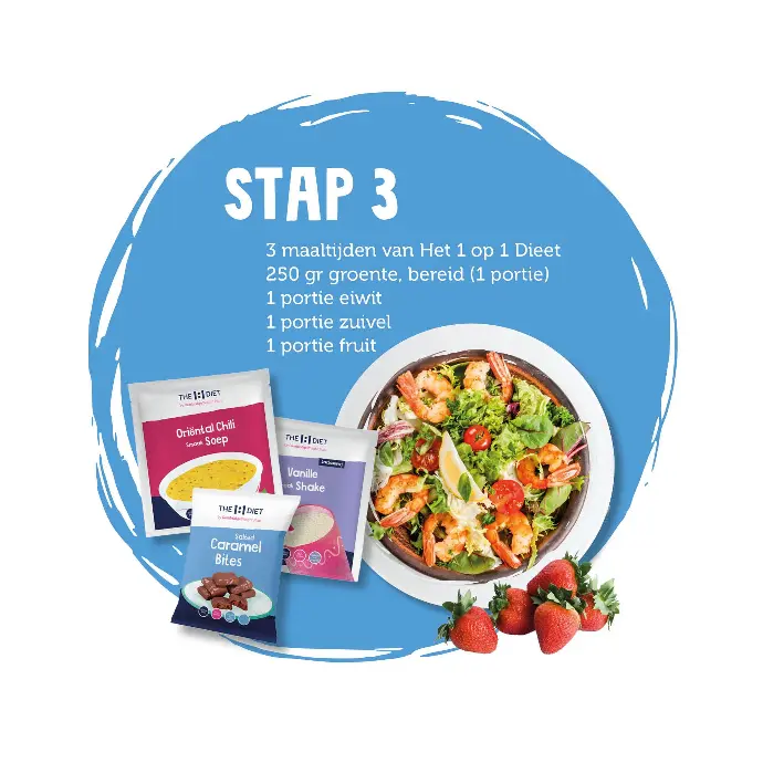 het stappenplan | 1 op 1 dieet
