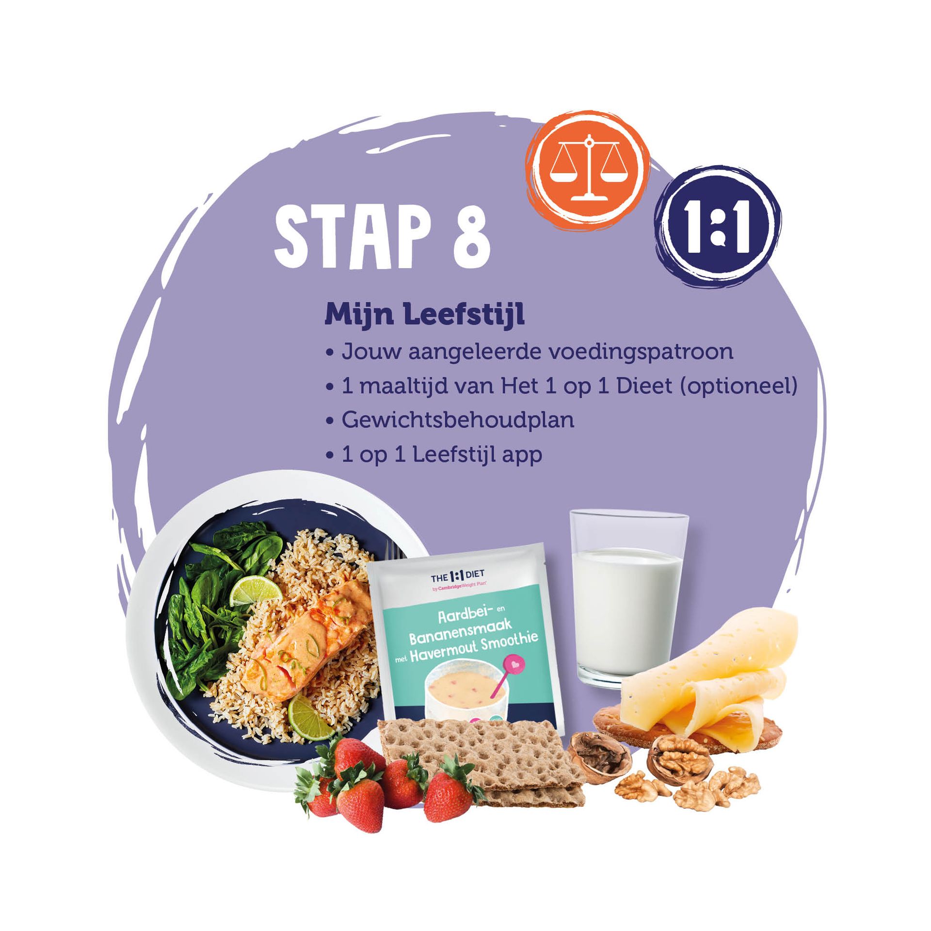het stappenplan | 1 op 1 dieet
